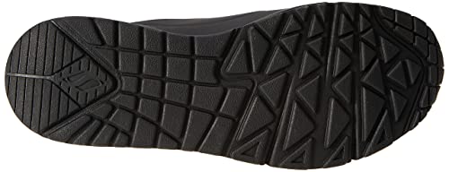 Skechers womens Skecher Street Women's Uno - Stand on Air Sneaker, Black/Black, 8 US