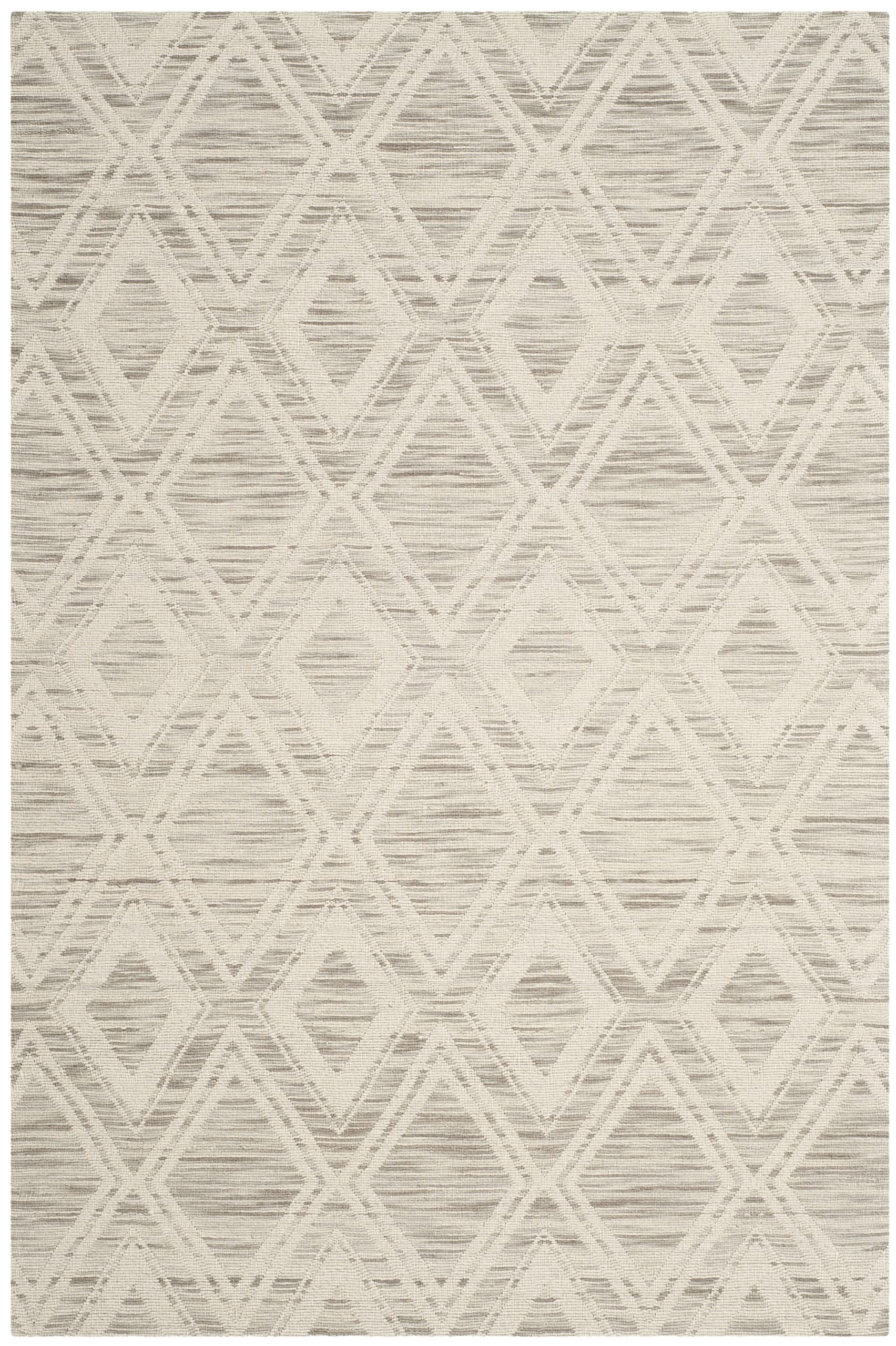 SAFAVIEH Marbella Collection Accent Rug - 4' x 6', Light Brown & Ivory, Handmade Wool, Ideal for High Traffic Areas in Entryway, Living Room, Bedroom (MRB312C)