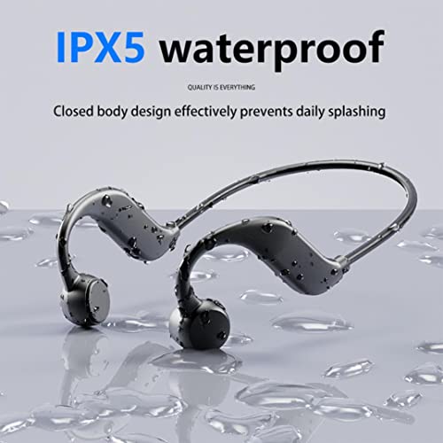 LILAJO Open Ear Headphones Bluetooth 5.2 - Sports Wireless Earphones with Built-in Mic,Dust & Water Resistant Headset for Running,Cycling,Hiking