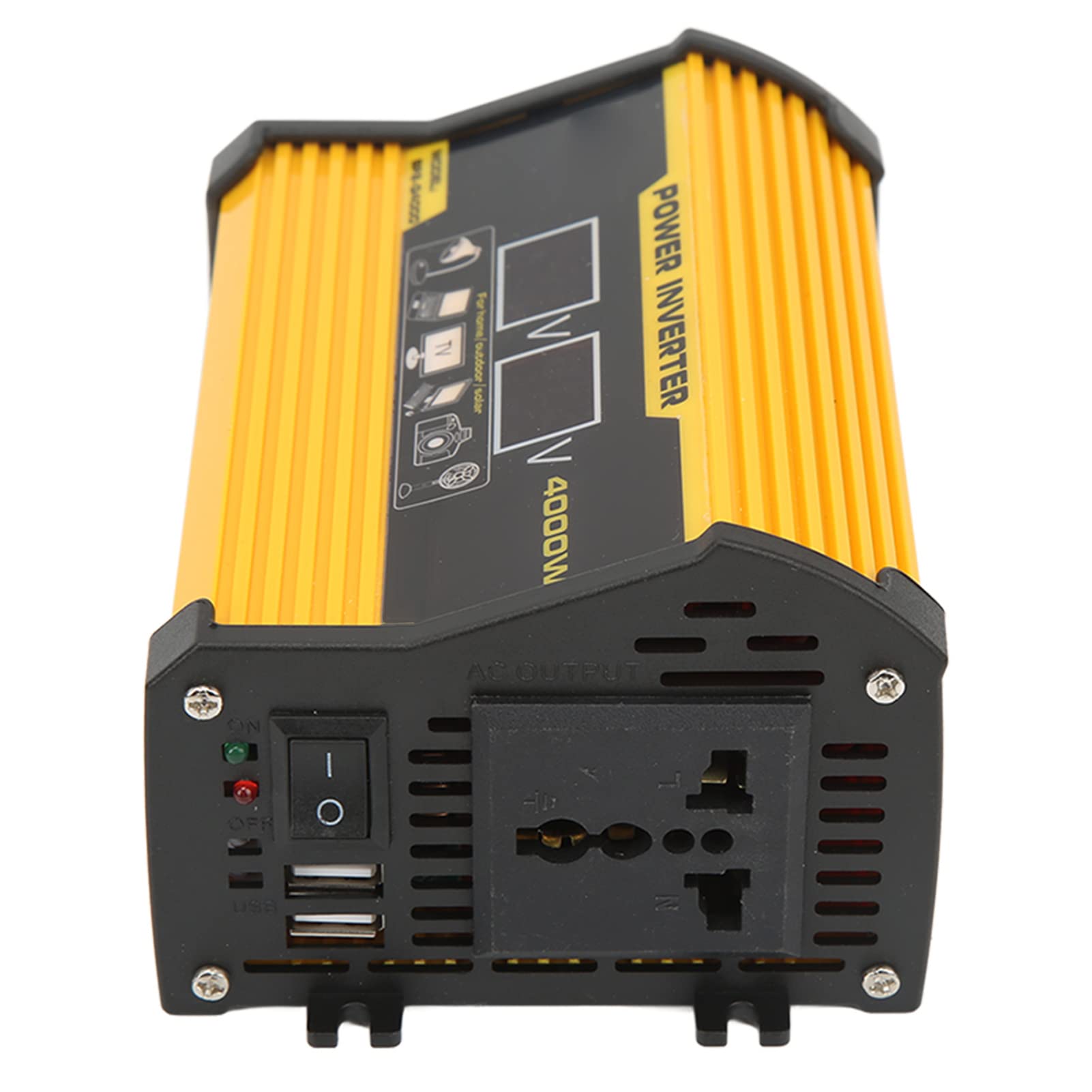 DOACT Solar Power Kit, Full Protection Solar Inverter Kit 30A Charge Controller 300W Inverter with Charging Cable for Outdoor Use (12V to 110V)