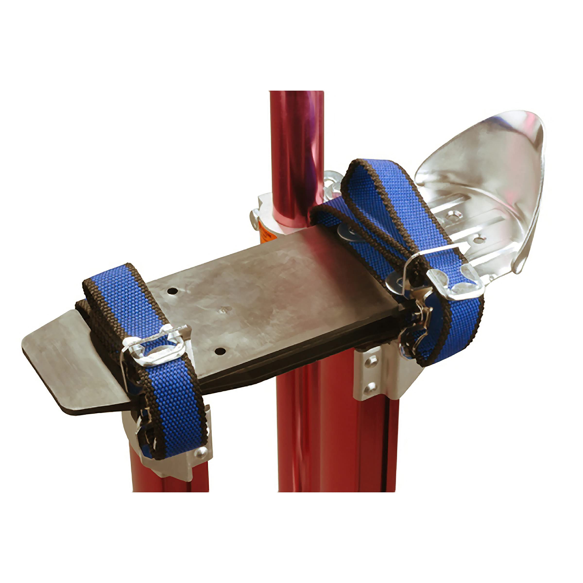 Drywall Stilts β 18-30-inch Aluminum Spring Loaded Stilts with A Locking Heel Strap for Construction, Painting, and Finishing by Pentagon Tools (Red)