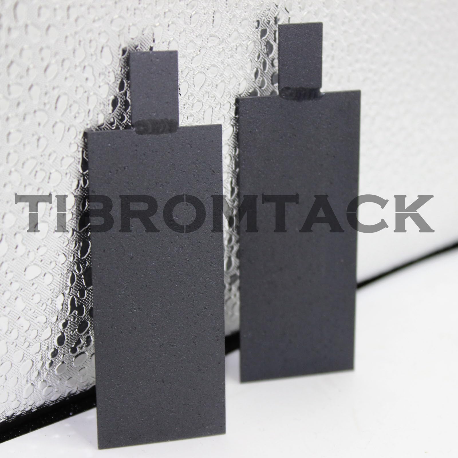 MMO Titanium Anode Plate Ru-Ir Coated 65 * 28mm with Post (2pcs)