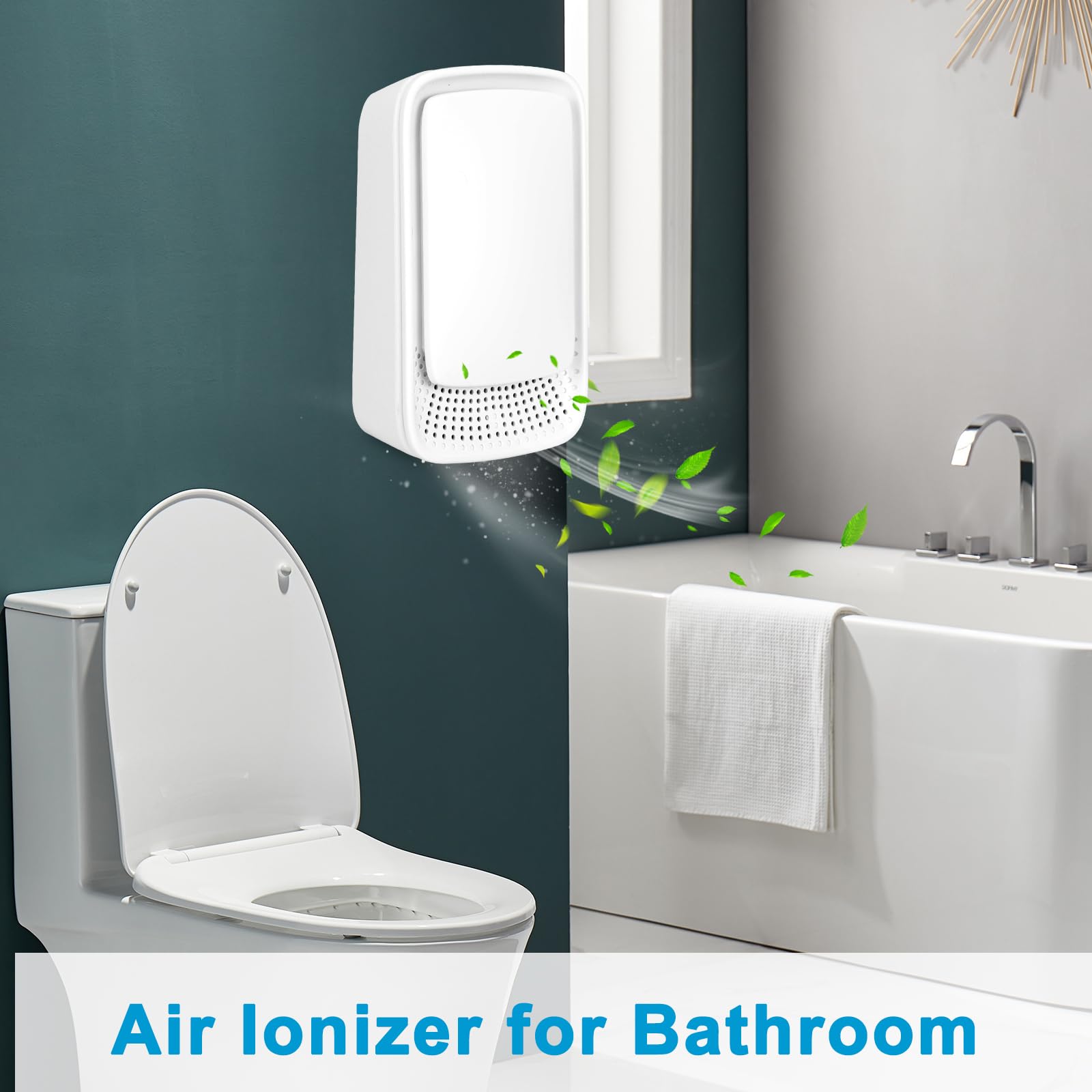 Ionizer Air Purifier(4 Pack),Plug in Air Ionizers for Home Mini Plug in Air Purifiers for Home,Office,Pets,Smokers,Toilet,Bathroom