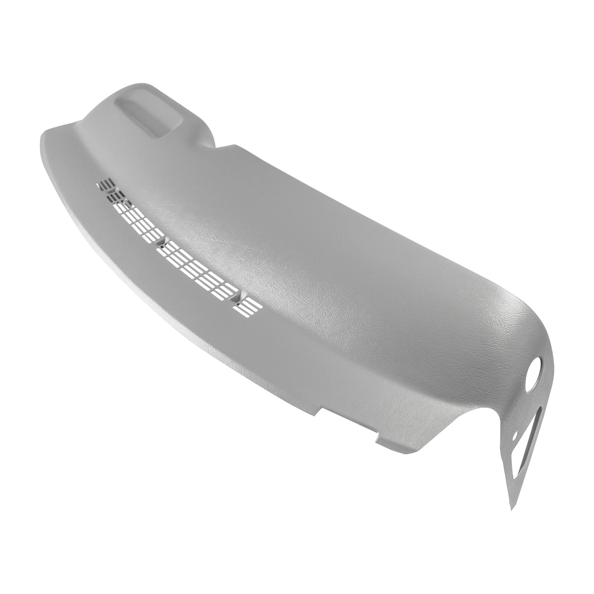 DashSkin Molded Plastic Dash Cover Compatible with 1997-2000 C1500/K1500 Tahoe Suburban Yukon & 1997-2000 Escalade in Medium Grey - Easy Cracked Dashboard Fix - Made in America