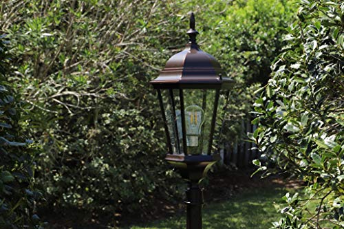 Kenroy Home 93432ORB Villa Waterproof Outdoor Lamp Post Light, Oil-Rubbed Bronze Finish