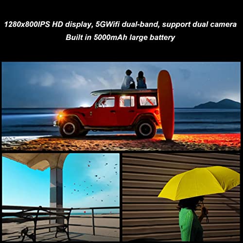Kids Tablet, Childrens Tablet 7in IPS HD Large Screen 5GWIFI Dual Band 100240V for Boys Girls US Plug