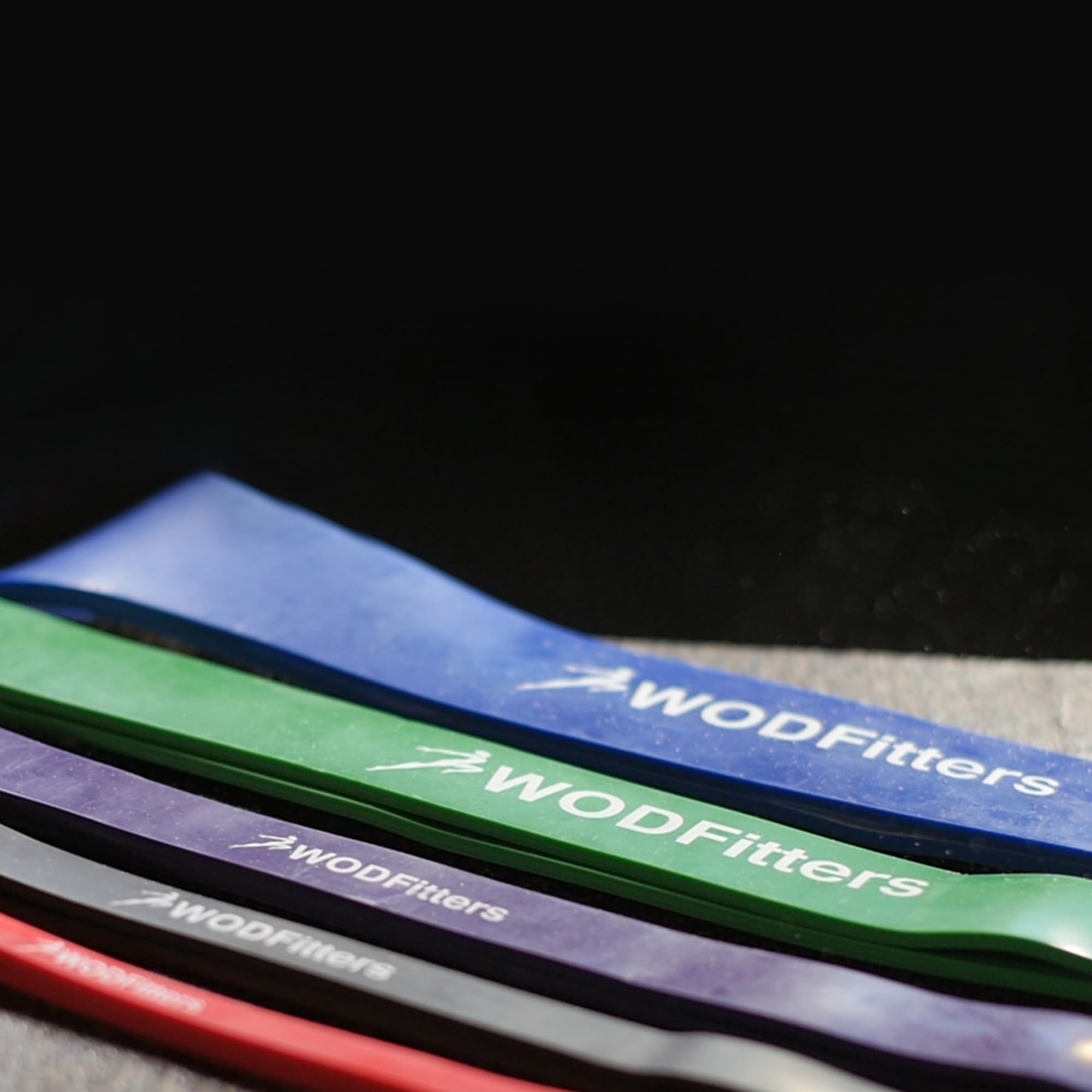 WODFitters Pull Up Assistance Band for Stretching, Mobility Workouts, Warm Up, Recovery, Powerlifting, Home Fitness and Exercise - Single Band