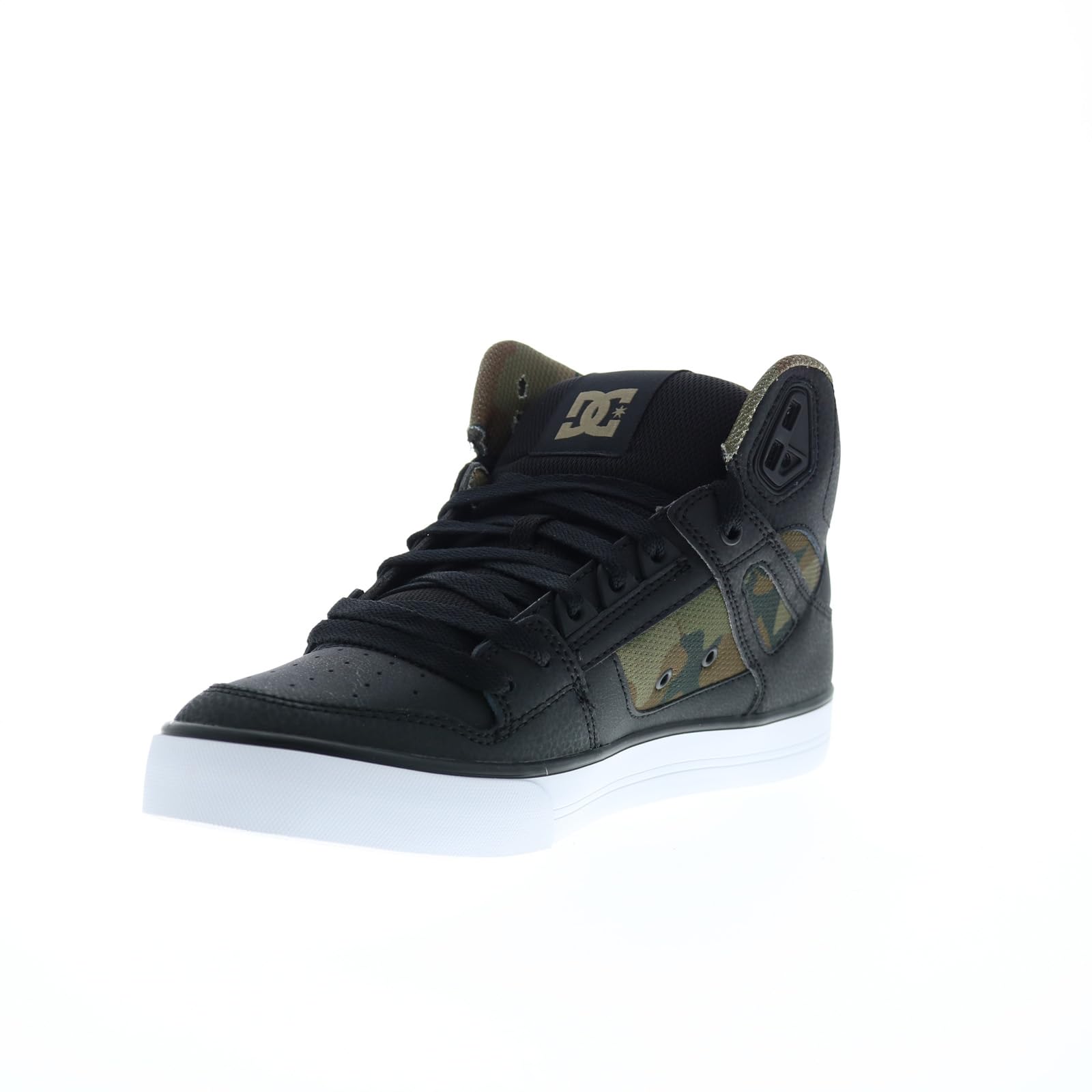 DC mens Dc Men's Pure High Top Wc Skate Shoe, White/Grey, 10.5 US