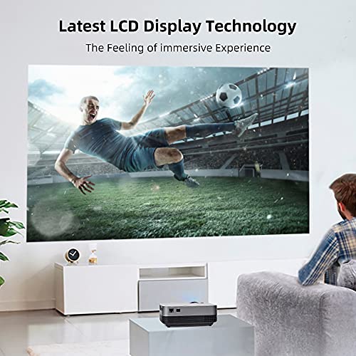 DOUBAO Q6 Video Projector for Movie Home Cinema Full 1080P Supported Movie Beamer 10 TV BOX optional ( Size : Q6 )
