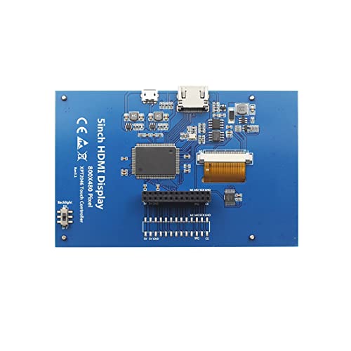 MAIKO Monitor 480X800 Resistance Touch Screen for 3B+/ PC/Banana Display -Compatible Module 5Inch