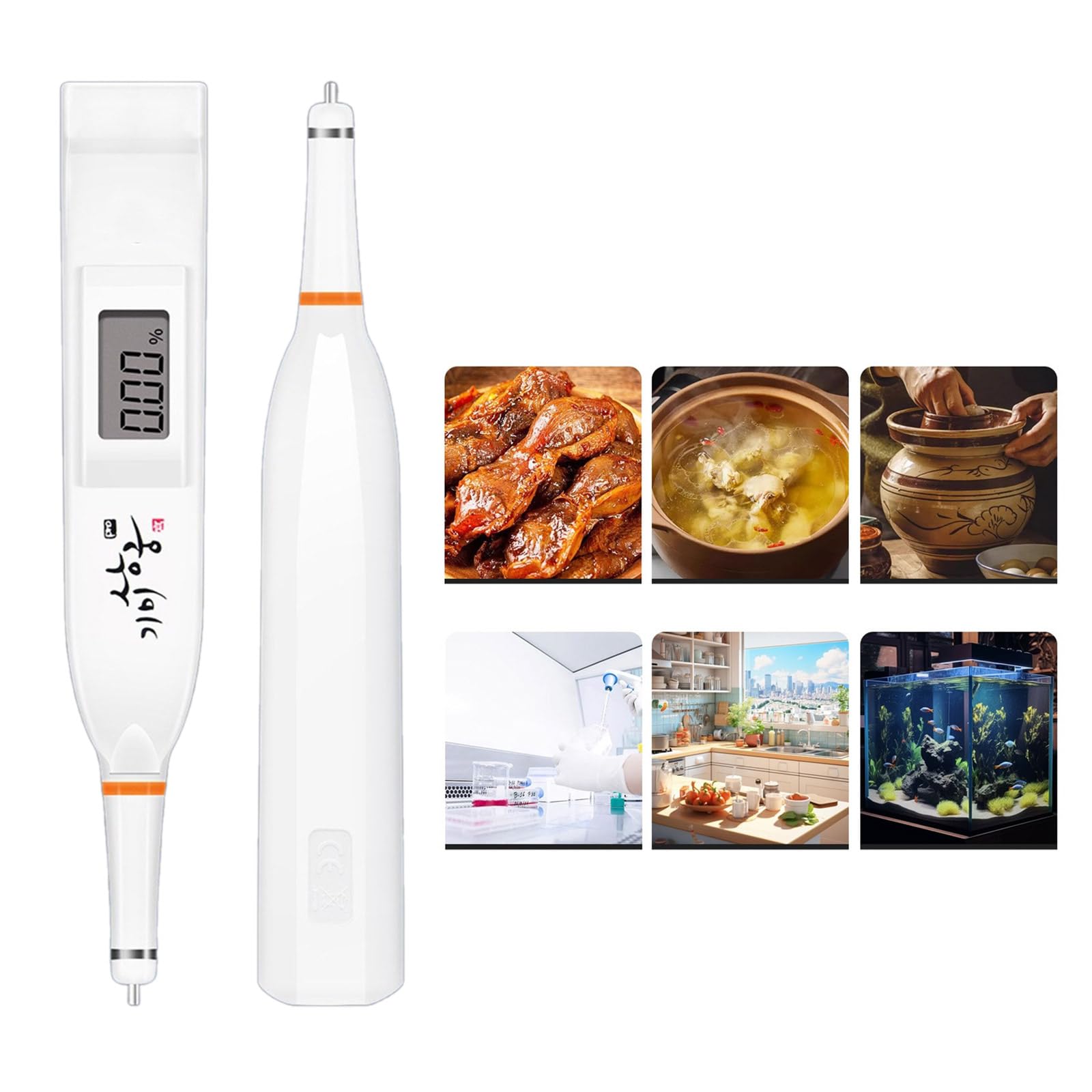 JinGuoZiLP Digital Salinity Meter Tester Pen Food Beverages Salts Content Water Quality TES