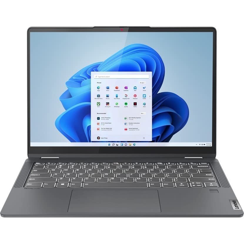 Lenovo IdeaPad Flex 5 14" Touchscreen Convertible 2 in 1 Notebook 1920 x 1200 WUXGA AMD Ryzen 3 5300U 8GB RAM 256GB SSD AMD Radeon Graphics Storm Grey