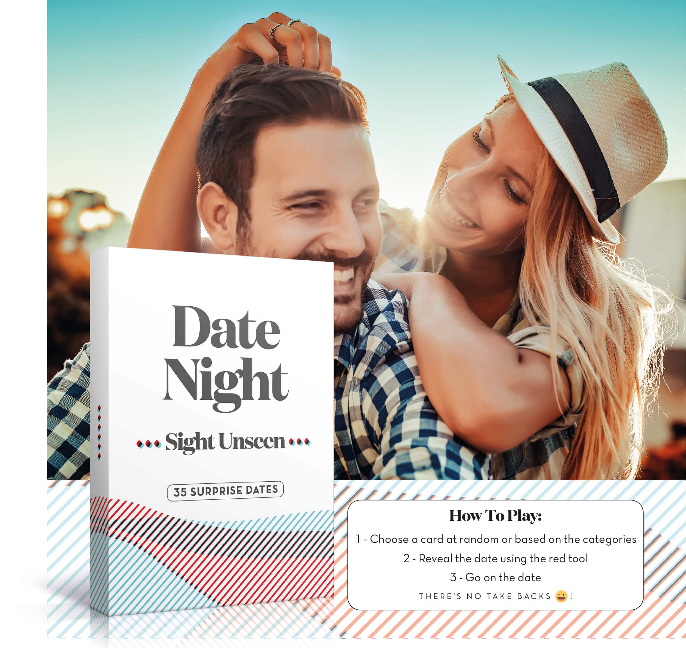 Fun & Adventurous Date Night Ideas - Romantic Couples Gift for: Girlfriend, Boyfriend, Newlywed, Wife, Husband, Him, Her or Anniversary