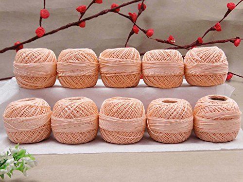 S2J Lot of 10 Pcs Cotton Thread Anchor Crochet Tatting Embroidery Ball Yarn