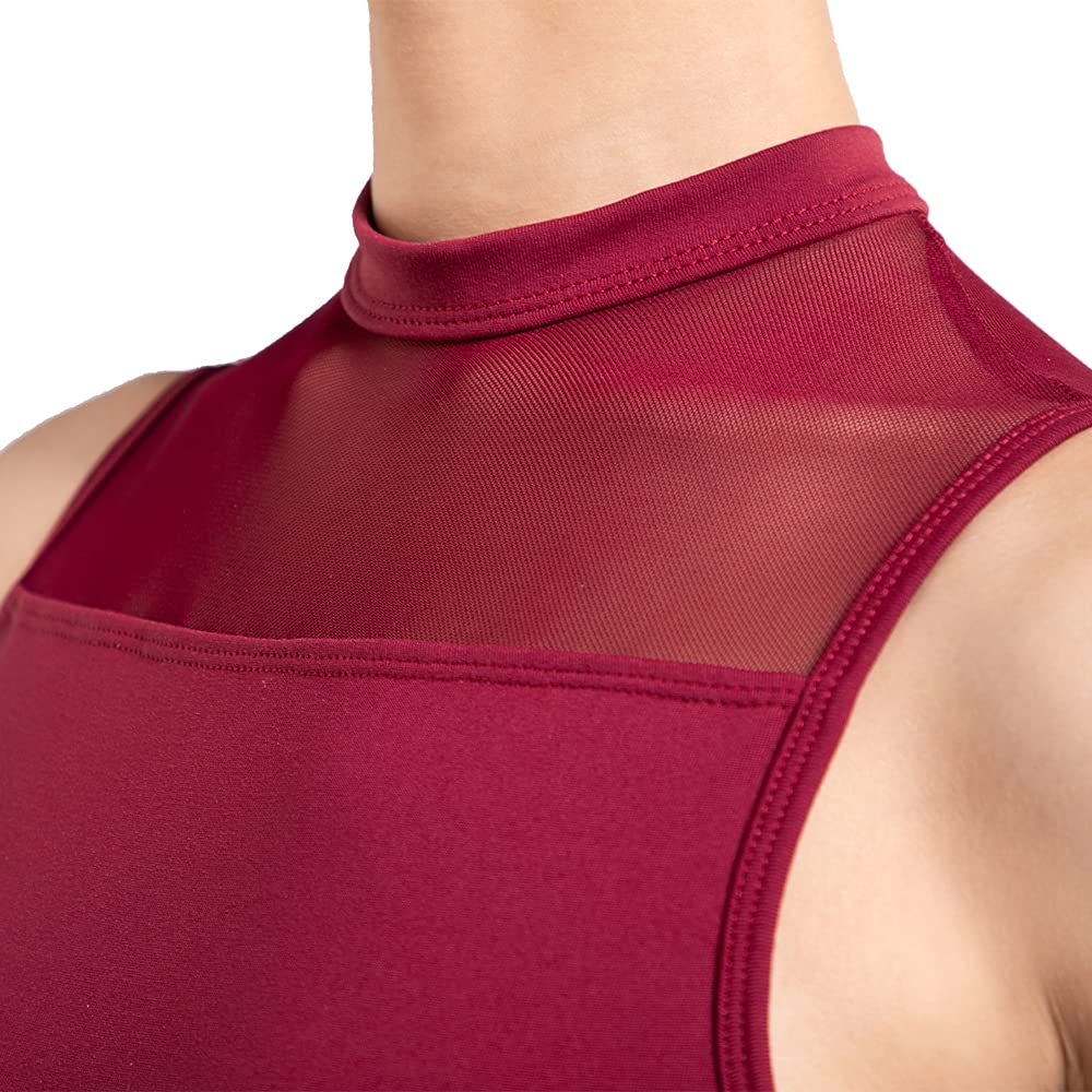 Dons Girl Ballet Leotard for Women Open Back Gymnastics Bodysuit for Dance Ballet Class