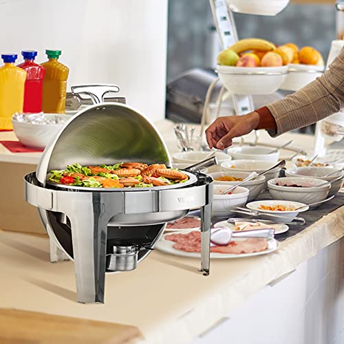 VEVOR Chafing Dish Buffet Set, 2 Packs, Silver