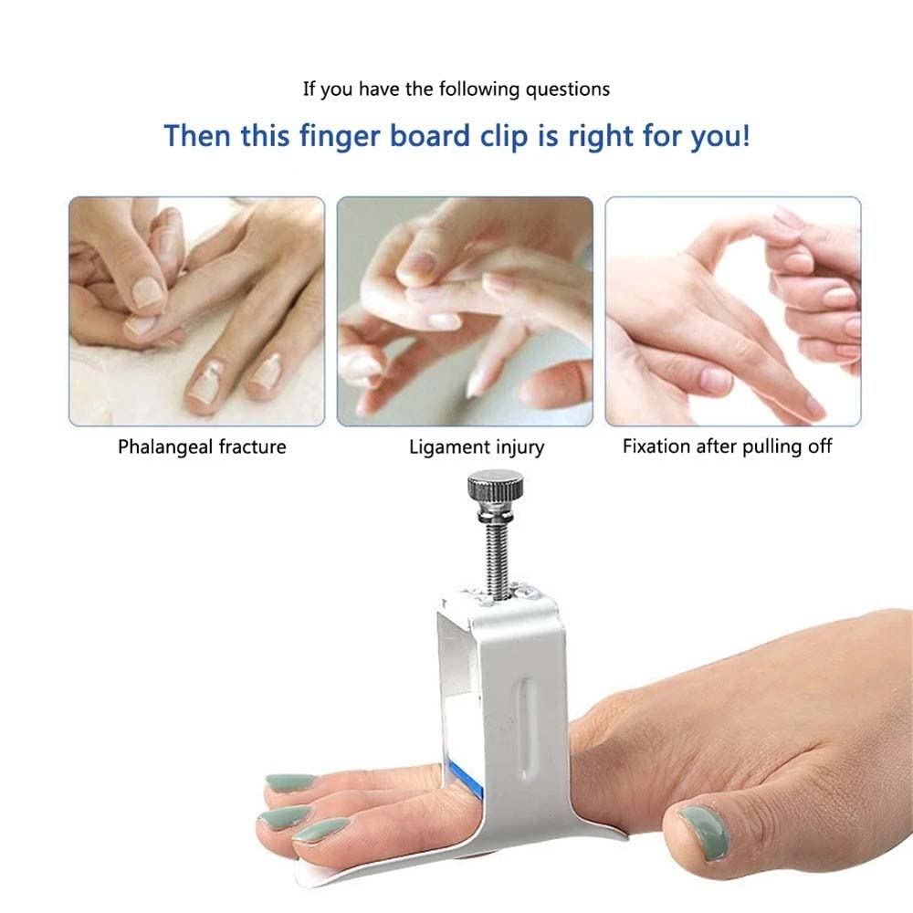 Finger Straightener Splint Brace Corrector Support,Finger Braces Fixer Adjustable Finger Joint Holder Finger Injury Pain Relief(A2-Upgrade Spring)