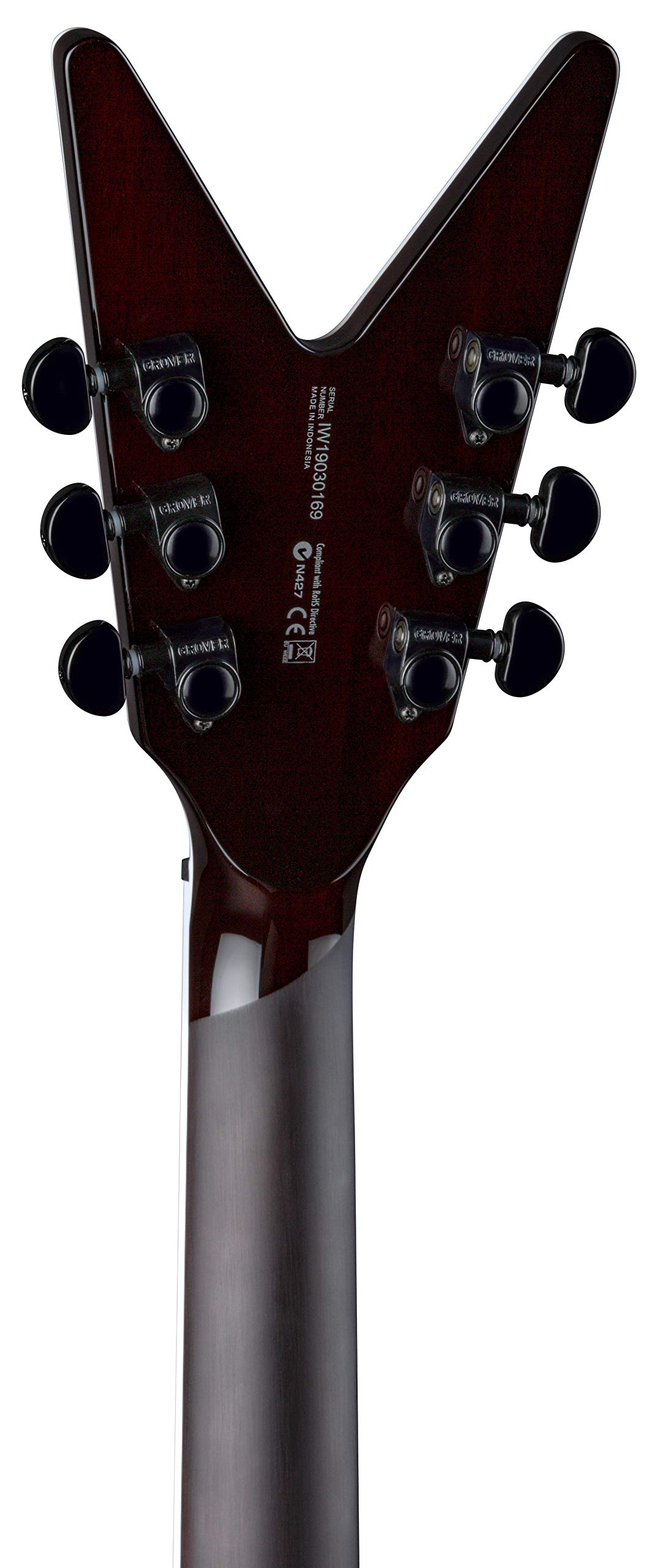 Dean Guitars ML Select 6 String Quilt Top Electric Guitar, Right, Ocean Burst (MLSEL QM OSB)
