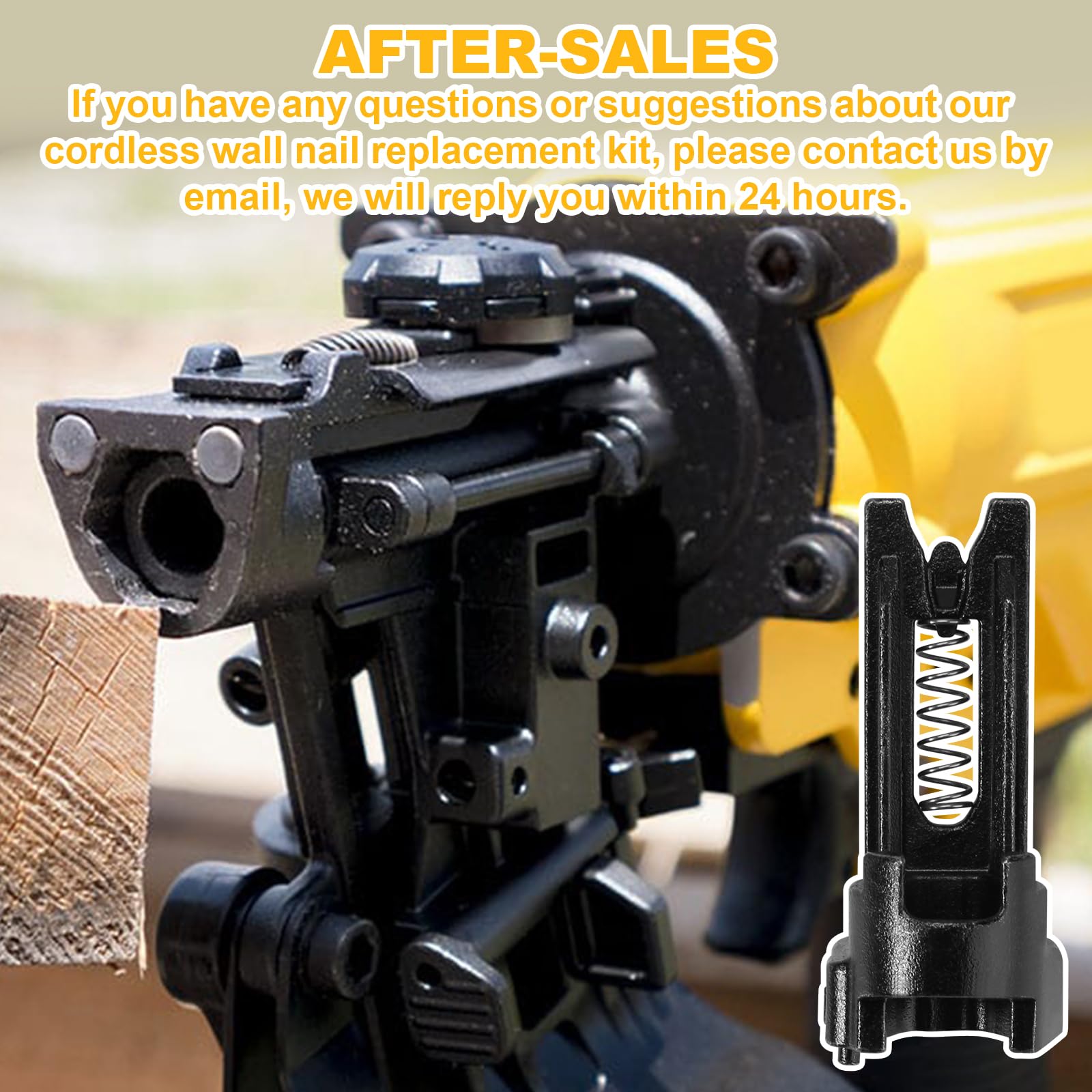 VIDABTE 45RN-VSA Siding Nailer Kit Fits for DeWalt Vinyl Siding Nailer DW45RN DW45RN-CA with Spring