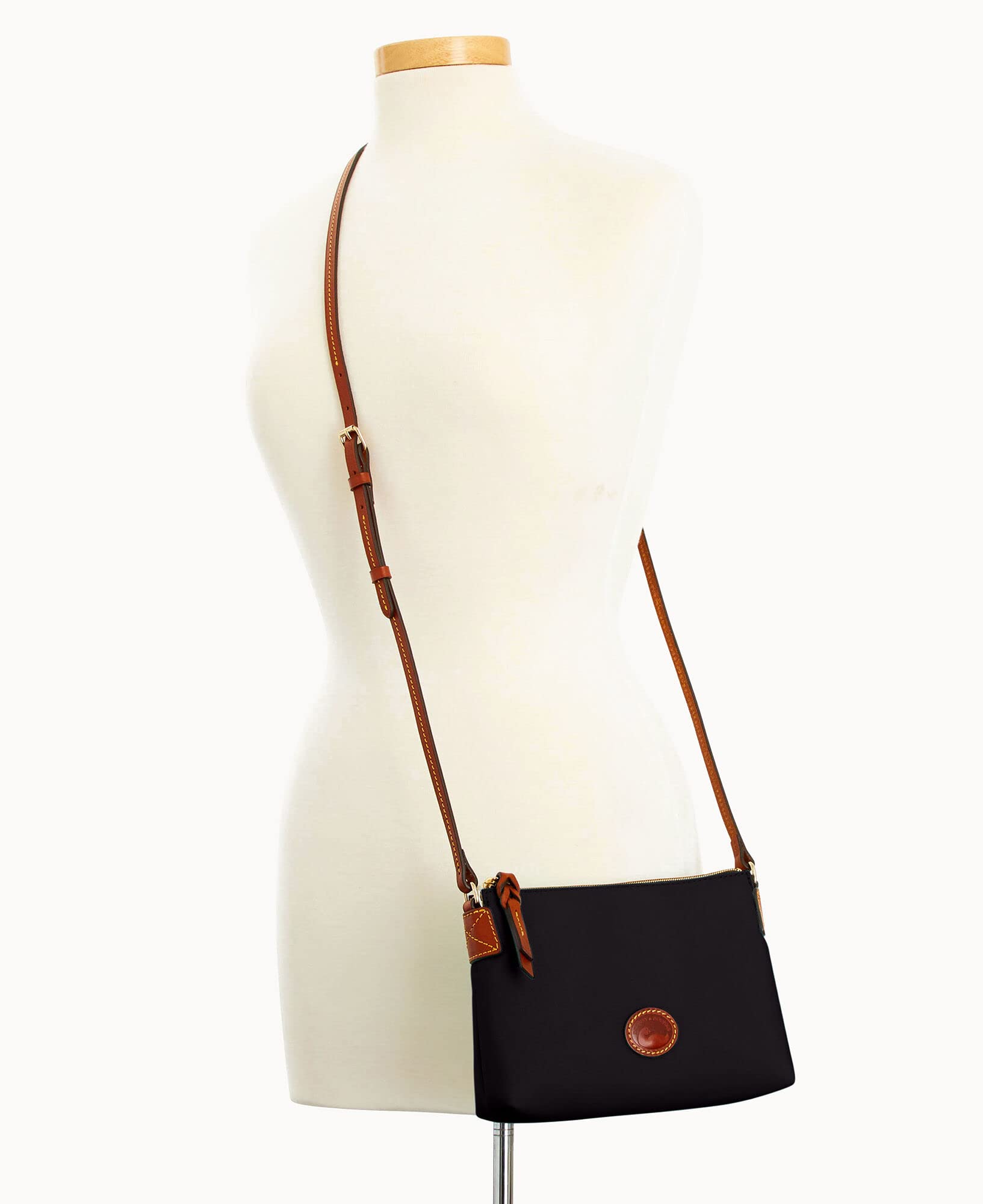 Dooney & Bourke Handbag, Nylon Crossbody Pouchette - Black