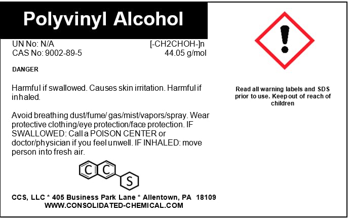 Polyvinyl Alcohol High Purity Powder 100g Bottle