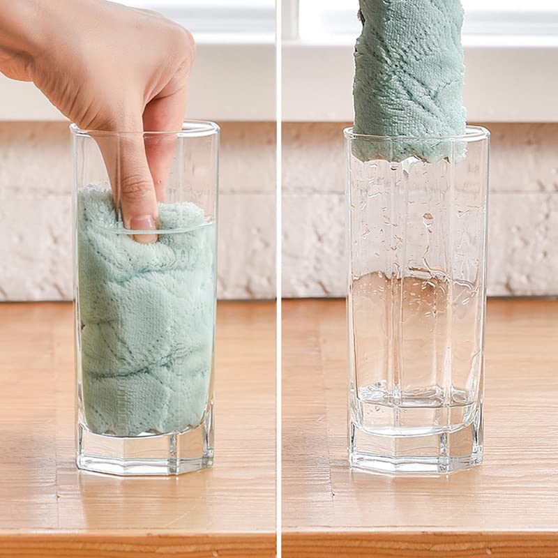 MAGICDOG--6PCS-PACK (16X27CMS) Soft and Thick Microfiber Cleaning Cloth, Suitable for All Environment, Such AS Kitchens, BATHROOMS, CAR WASH ETC
