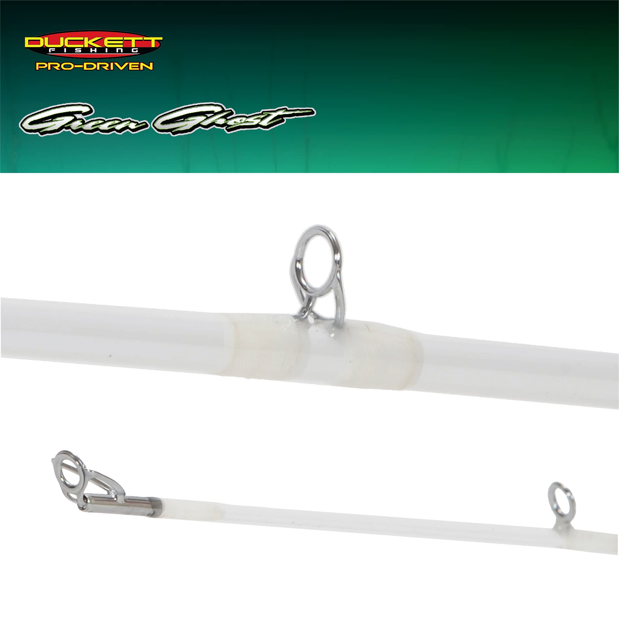 Duckett Fishing Green Ghost Casting 7'0" Durable Fishing Rod Med HVY Fast