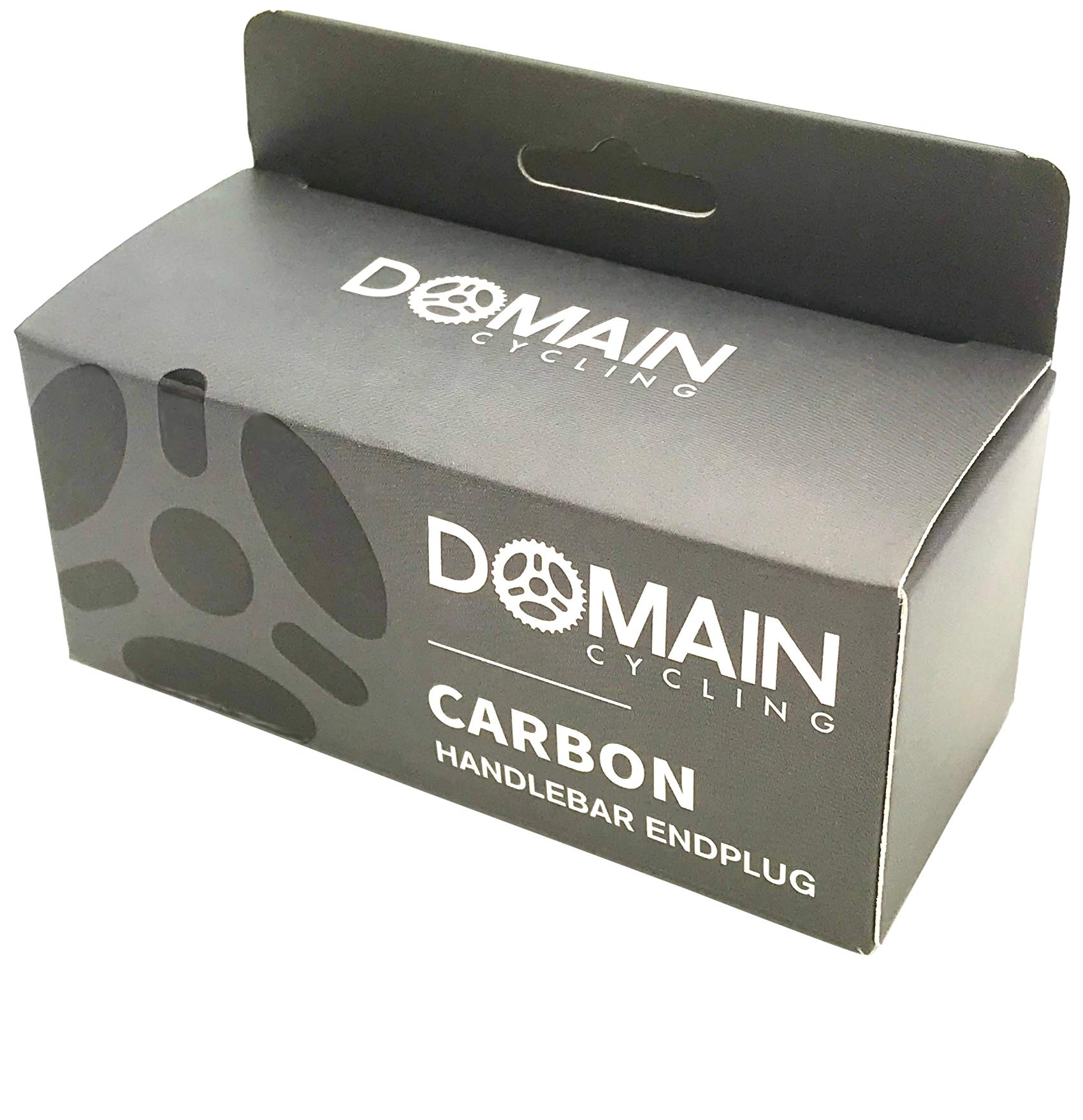 Domain Cycling Bike Bar Ends Plug Caps (Pair) – Carbon Handlebar End Plugs for Road Bikes, Mountain Bikes, BMX & More