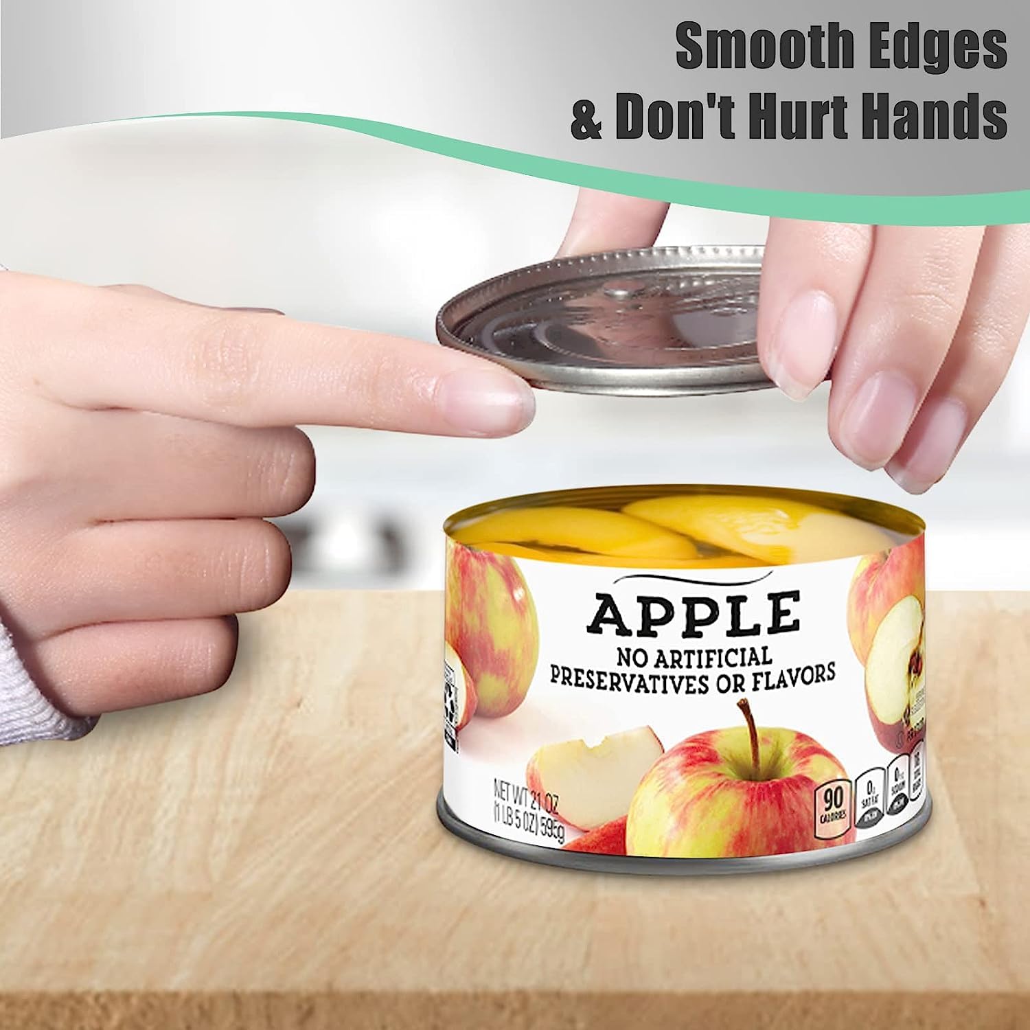 Electric Can Opener with Smooth Edge, One-Touch Can Opener Electric Almost Size Can, Electric Can Openers for Kitchen Best Choice for Cooks, Housewives, Elderly and Arthritis Sufferers