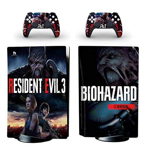 Game Survival PS5 Whole Body Vinyl Skin Sticker Decal Cover for PlayStation 5 System Console and Controllers