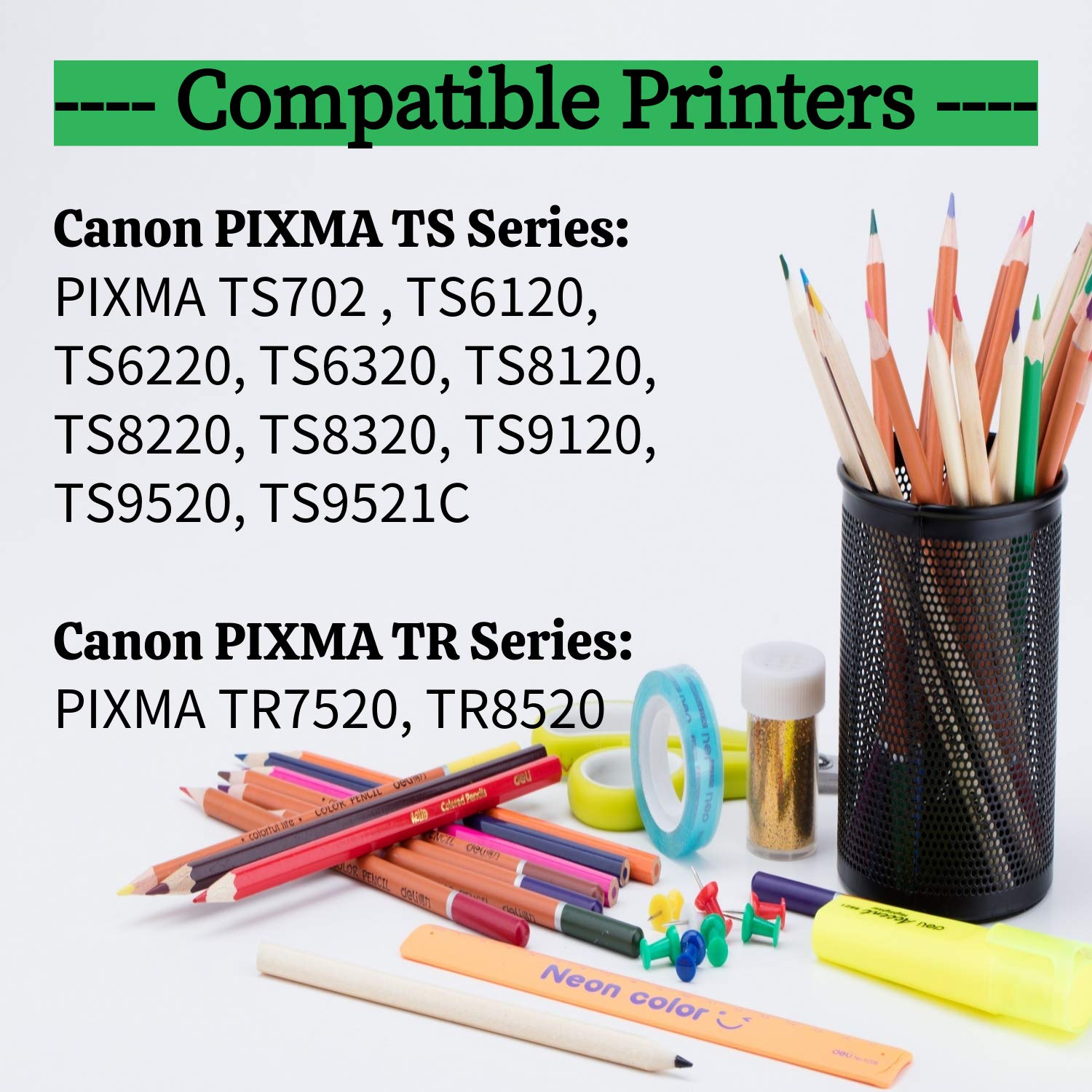 F FINDERS&CO PGI-280XXL PGBK Ink Replacement for Canon 280XXL PGI-280 XL Black Ink Tank Ink Work with Canon PIXMA TS6320 TS8320 TS9120 TR7520 TR7500 TR8520 TR8500 TS8100 TS8200 TS8300 TS9100