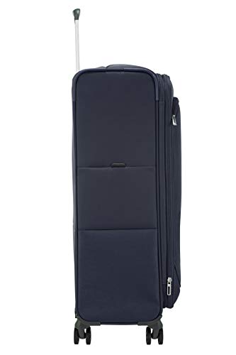 Samsonite Popsoda Luggage- Suitcase, Spinner L erweiterbar (78 cm - 112.5 L), Blau (Dark Blue)
