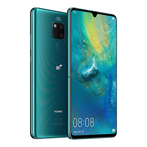 Huawei Mate 20 X (5G) Dual-SIM 256GB + 8GB RAM (GSM Only, No CDMA) Factory Unlocked Android Smartphone (Emerald Green) - International Version