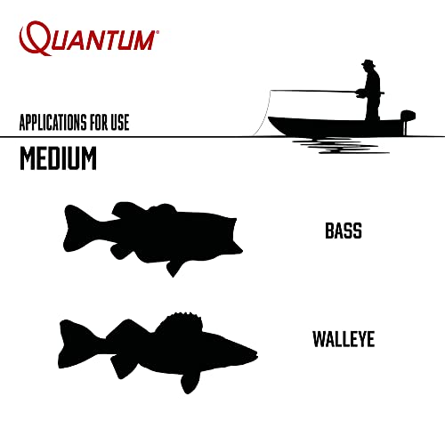 Quantum Invade Baitcasting Reel and Fishing Rod Combo, 6-Foot 6-Inch 2-Piece Baitcast Fishing Pole, Size 100 Reel, Right-Hand Retrieve, Dark Gray