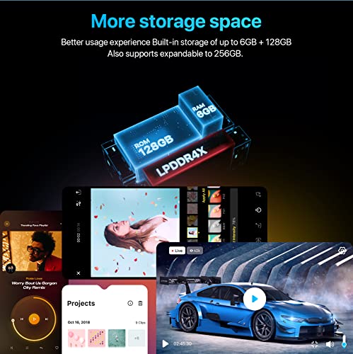 UMIDIGI Cell Phone G1 MAX, Android12 Unlocked Smartphone, Dual Sim 4G LTE Mobile Phone, 128GB/256G Expandable, 6.52" HD+ Night Mode,5150mAh, GSM Unlocked Phone