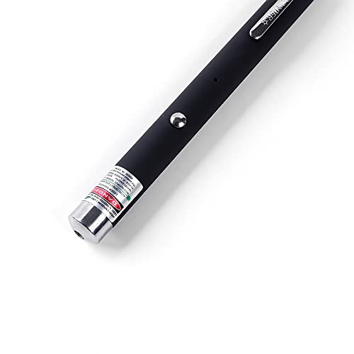 WNZQK Laser Pointer for Cats Dogs Pet Interactive Toys Laser Presentation Remotes Red Green Purple Light Laser Pointer for Cats Chargeable (1 PCS Pack Green Light, USB Rechargeable)