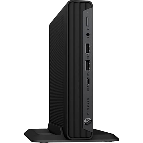 HP ProDesk 600 G6 Home & Business Mini Desktop (Intel i5-10500T 6-Core, 32GB RAM, 2TB PCIe SSD, Intel UHD 630, WiFi, Bluetooth, USB 3.2, Display Port, Black, Win 11 Pro) Refurbished (Renewed)