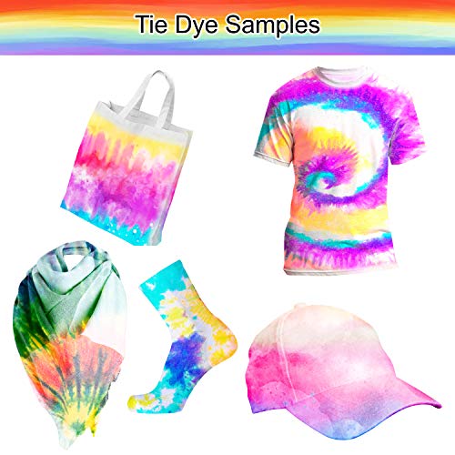 Desire Deluxe Tie Dye Kit – Set of 18 Colours Ink Tie-Dye Kits for Dyeing Fabric, Clothes – Creative Art Craft Games Activity for Kids & Adults