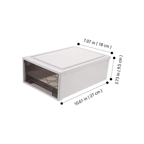 LABRIMP 2pcs Sneaker Holder Containers Drawer Clothing Organizer Clothing Storage Stackable Drawer Organizers Storage Containers with Drawers Sundries Container Bin Storage Drawers Pp