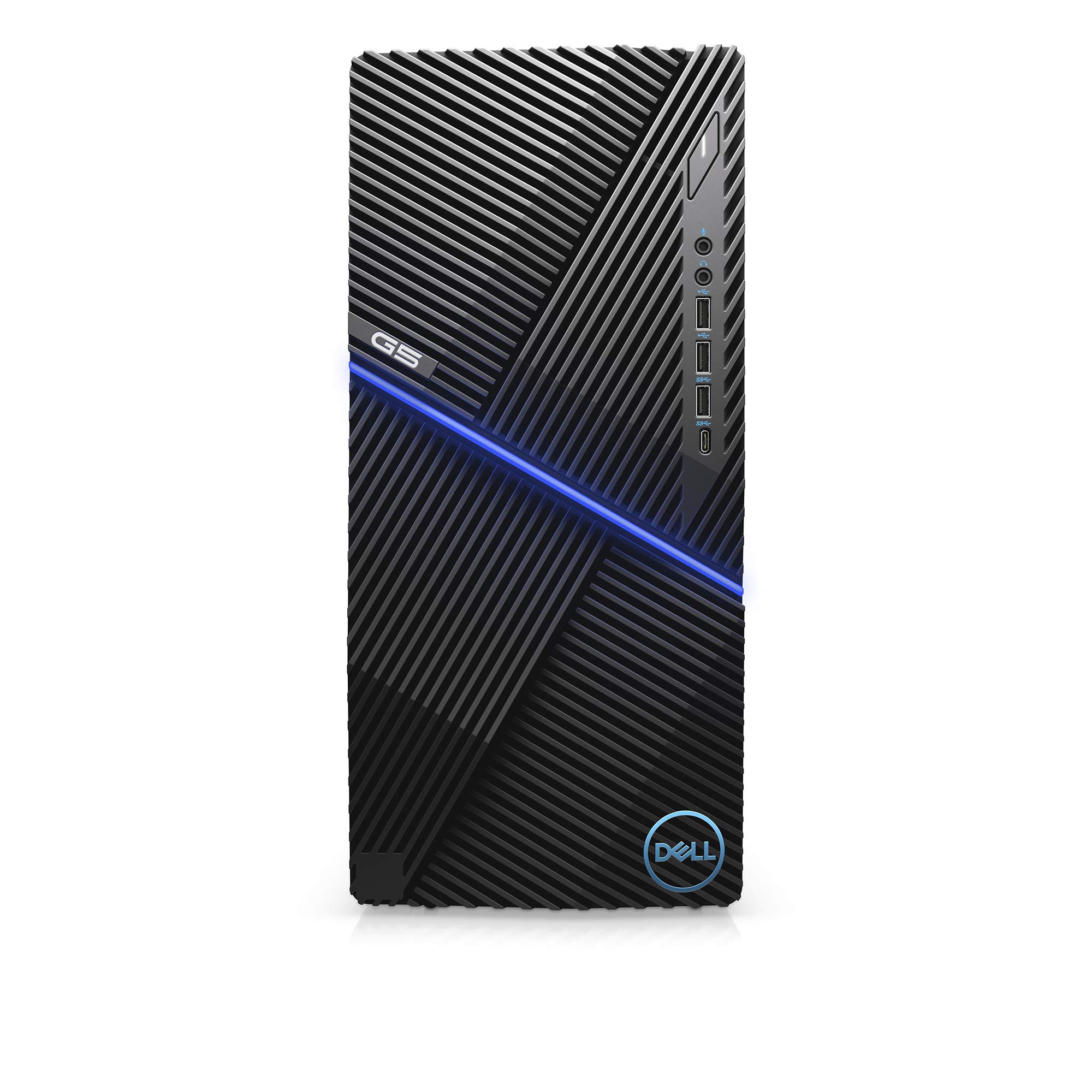 Dell Inspiron G5 5000 Gaming Desktop Tower - Intel Core i7-10700F, 16GB DDR4 RAM, 1TB SSD, NVIDIA GeForce RTX 3060 12GB GDDR6, Windows 10 Home - Abyss Black (Latest Model)