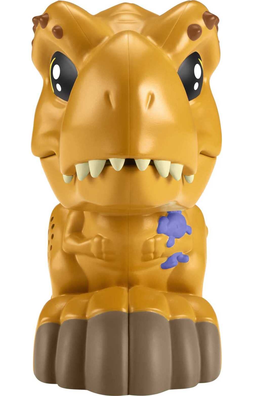 Fisher-Price Jurassic World Explorers Dinosaur Toy with Light and Sounds, Roarin’ T. Rex Light for Preschool Kids Age 3+ Years
