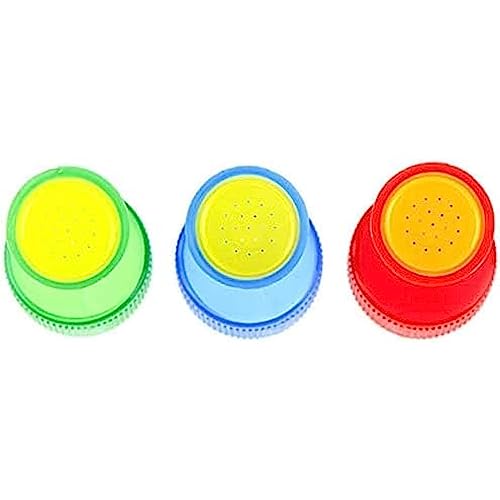 Meikakka Rose Hole Flower Head Water Spray.Bottle Top Waterers Garden Watering Can,Mini Watering Top Sprinkling Head for Indoor Plants Nozzle House Watering Tool for Plastic Blttles, 3pcs