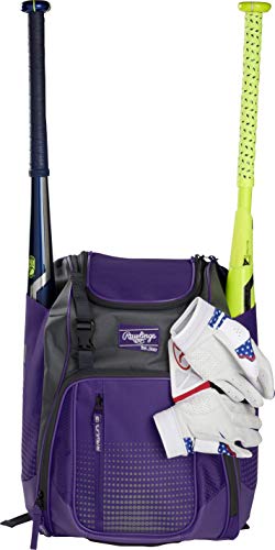 Rawlings Franchise Player's Baseball Backpack, Purple