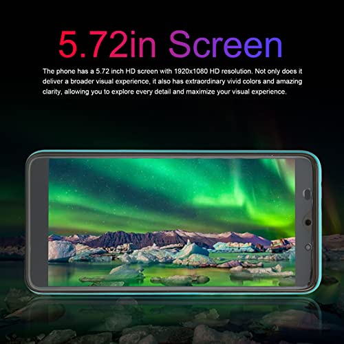 Rino 3 Pro 5.72in Smartphone 4GB RAM32GB ROM for 11, Front 2MP Rear 5MP Cell Phone Support 2.4G 5G Dual WiFi 4800mAh Battery 100β240V (Green)