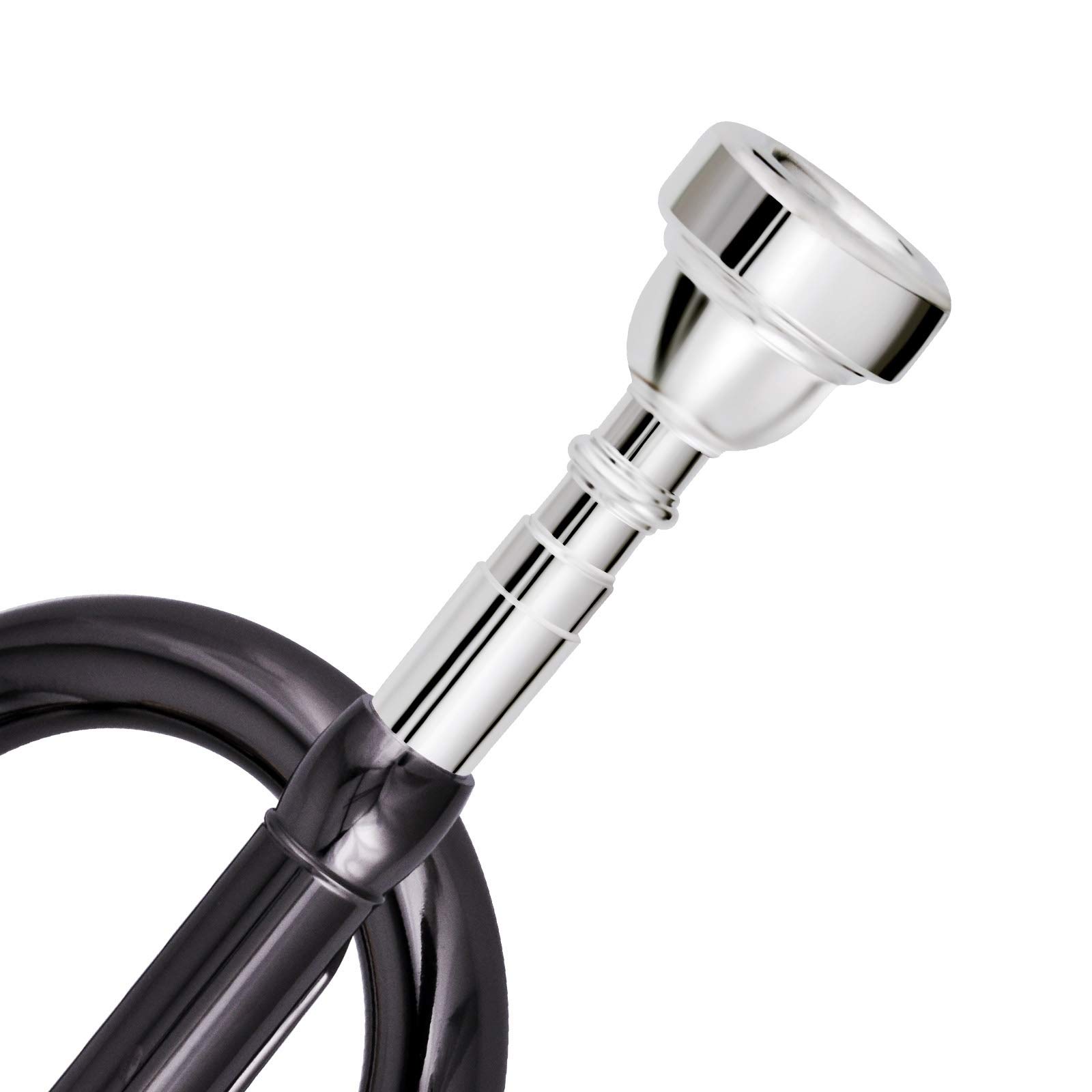 EastRock 3C Trumpet Mouthpiece Silver Plated Bb Trompeta Mouthpiece Trumpet Instrument Accessories Vacuum Packed