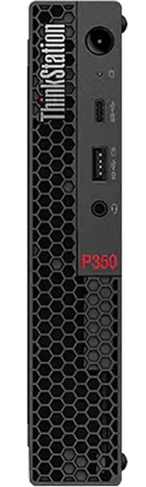 Lenovo ThinkStation P350 Tiny Home & Business Mini Desktop (Intel i7-11700 8-Core, 32GB RAM, 2x512GB PCIe SSD (1TB), Intel UHD 750, WiFi, Bluetooth, HDMI, USB 3.2, Win 11 Pro) with Hub