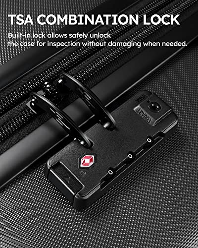 Luggage Expandable Suitcases With Wheels, Hardside Lightweight Carry-on Luggage 20 inch