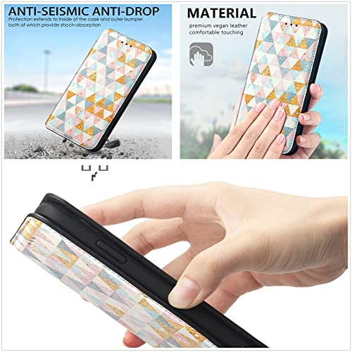 HUANGTAOLI Flip Case for Oppo Find X2 Neo, Built-in Magnetic Closure with Card Slots Phone Cover for Oppo Find X2 Neo
