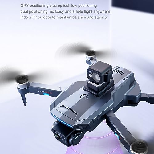 RKSTD Drone With Camera For Adults - HD FPV RC Drone, Without Obstacle Avoidor, Foldable RC Drone Altitude Hold, Headless Mode, Brushless Motor, Follow Me, Gift For Adult Beginners