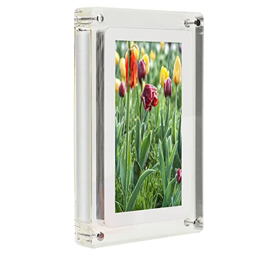 Electronic Photo Album, 4GB Internal Memory 100 to 240V Digital Picture Frame with Speaker for Home Decoration (US Plug)